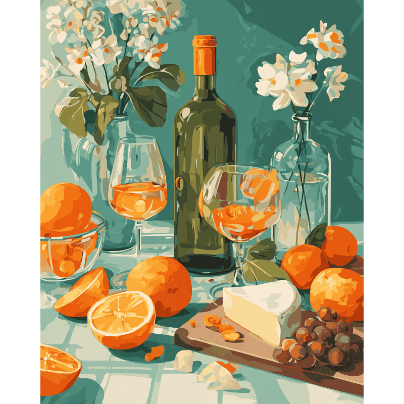 Malen nach Zahlen Goldene Scheiben Malen nach zahlen