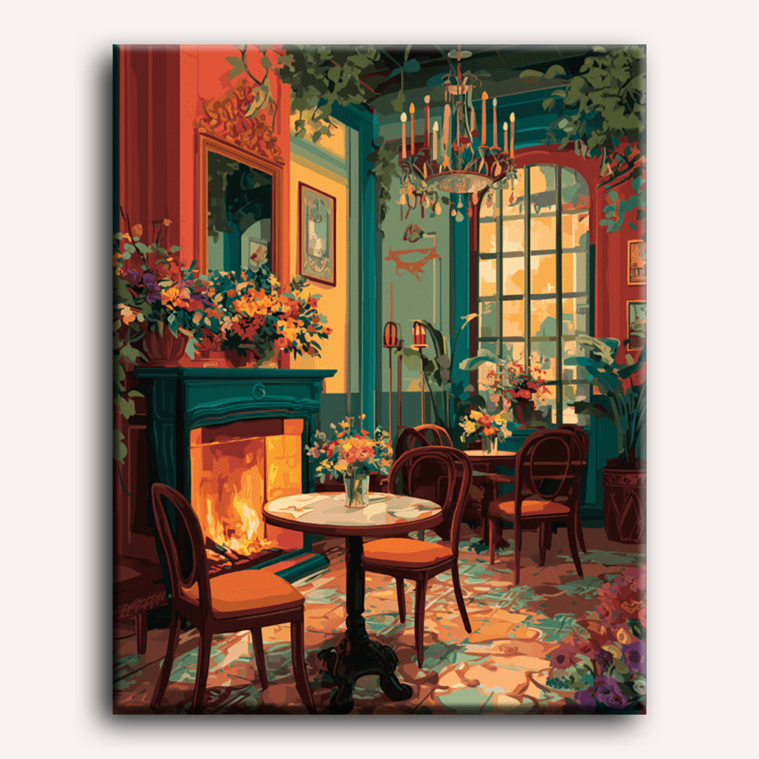 Malen nach Zahlen Art déco Salon